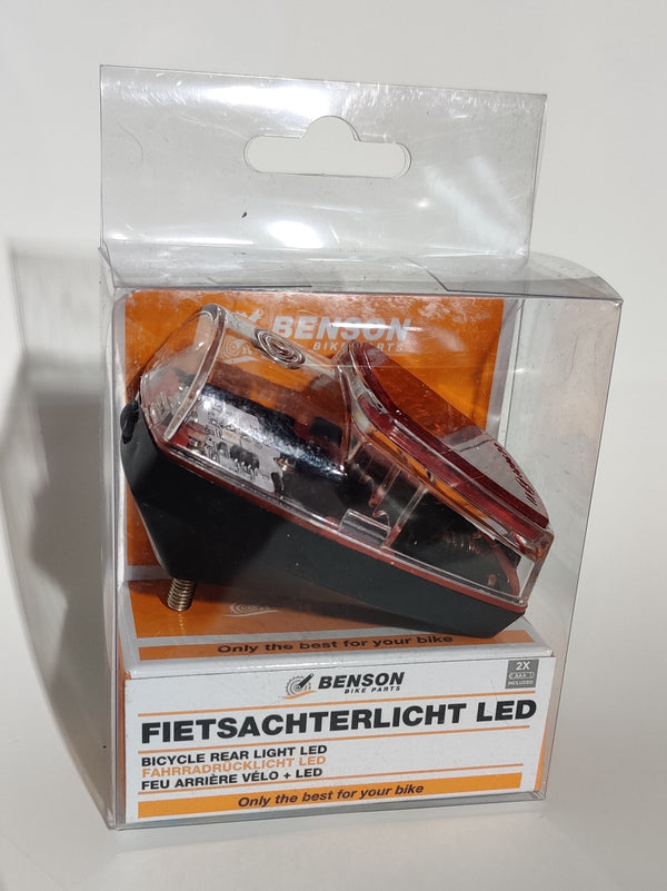 HBS Rear Fender Light LED w 2 x AAA batteries - Normaal Bike Shop